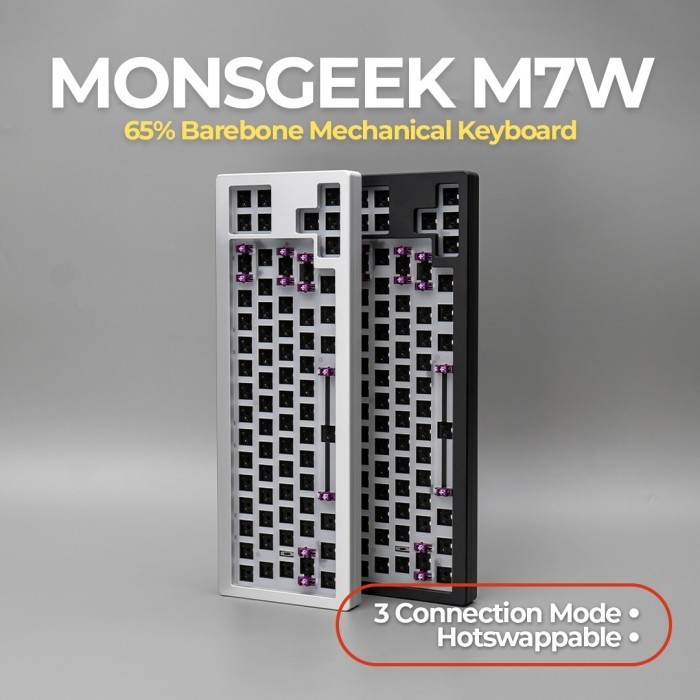 Jual Masih Ready! Monsgeek M7W - Wireless Barebone 65% Hotswappable ...