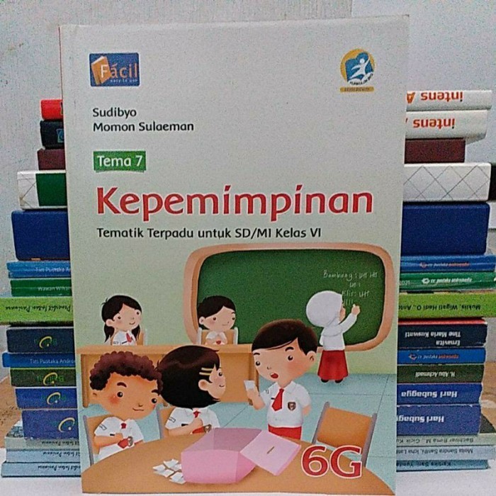 Jual Buku Tematik Terpadu 6G Untuk Sd/Mi Kelas Vi Facil | Shopee Indonesia