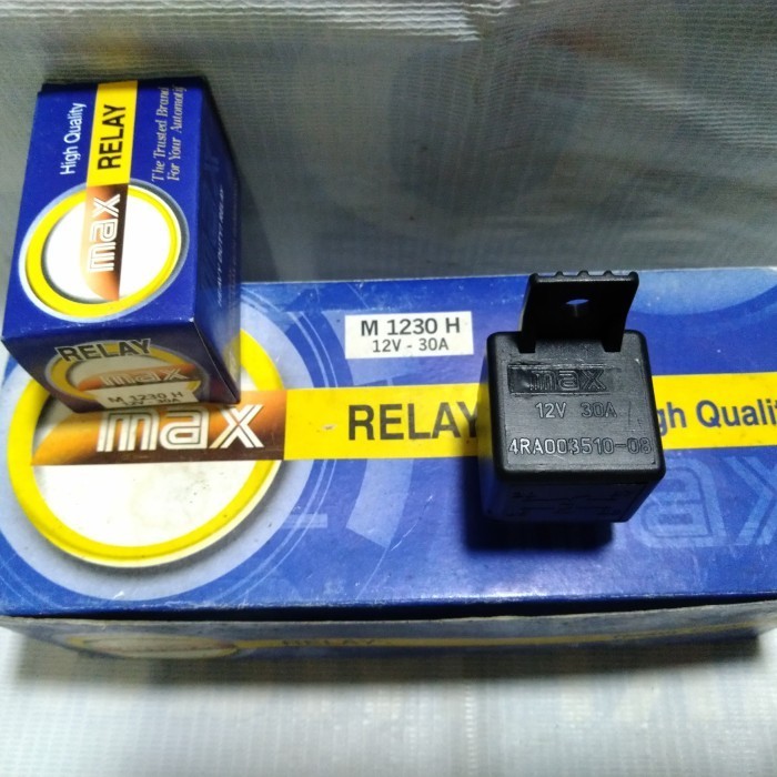 Jual Relay Mobil Kaki 4 Lampu Klakson 12 Volt 30 A Max | Shopee Indonesia