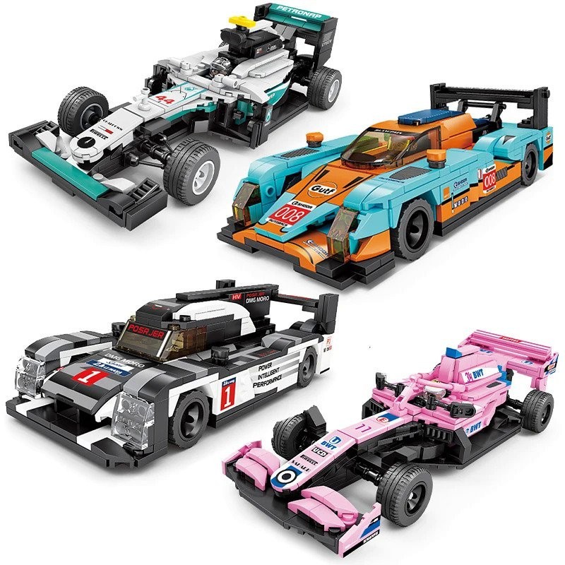Jual Speed Champion F1 Hadiah Mobil Balap, Model Blok Bangunan MOC Famo ...