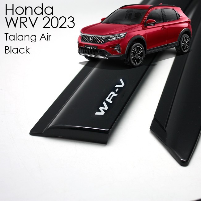 Jual TALANG AIR HONDA WRV 2022 DOOR VISOR BLACK INJECTION | Shopee Indonesia