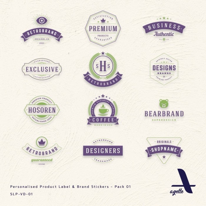 Jual Stiker Transparan Label Kemasan/Produk/Merek/Toko - Waterproof ...