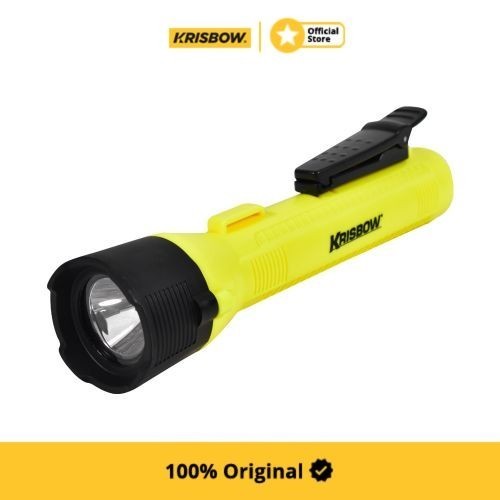 Jual Krisbow Flashlight Senter Explosion Proof Dengan Clip 141 Lm ...