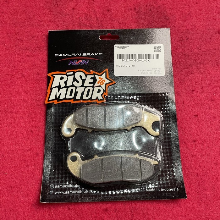 Jual Master - Kampas Rem 2 Piston Nissin Samurai Kiri | Shopee Indonesia
