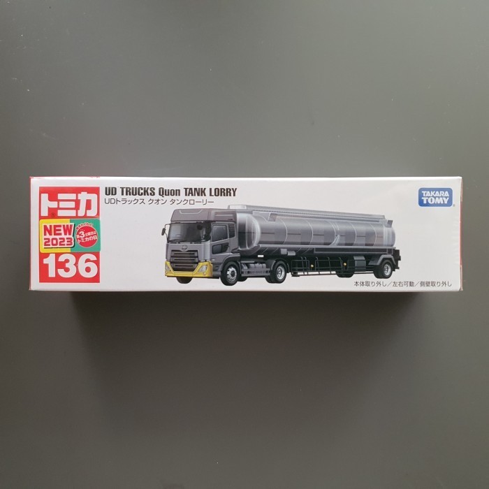 Jual Tomica Long 136 UD Trucks Quon Tank Lorry Truck Diecast Truk Tangki | Shopee Indonesia