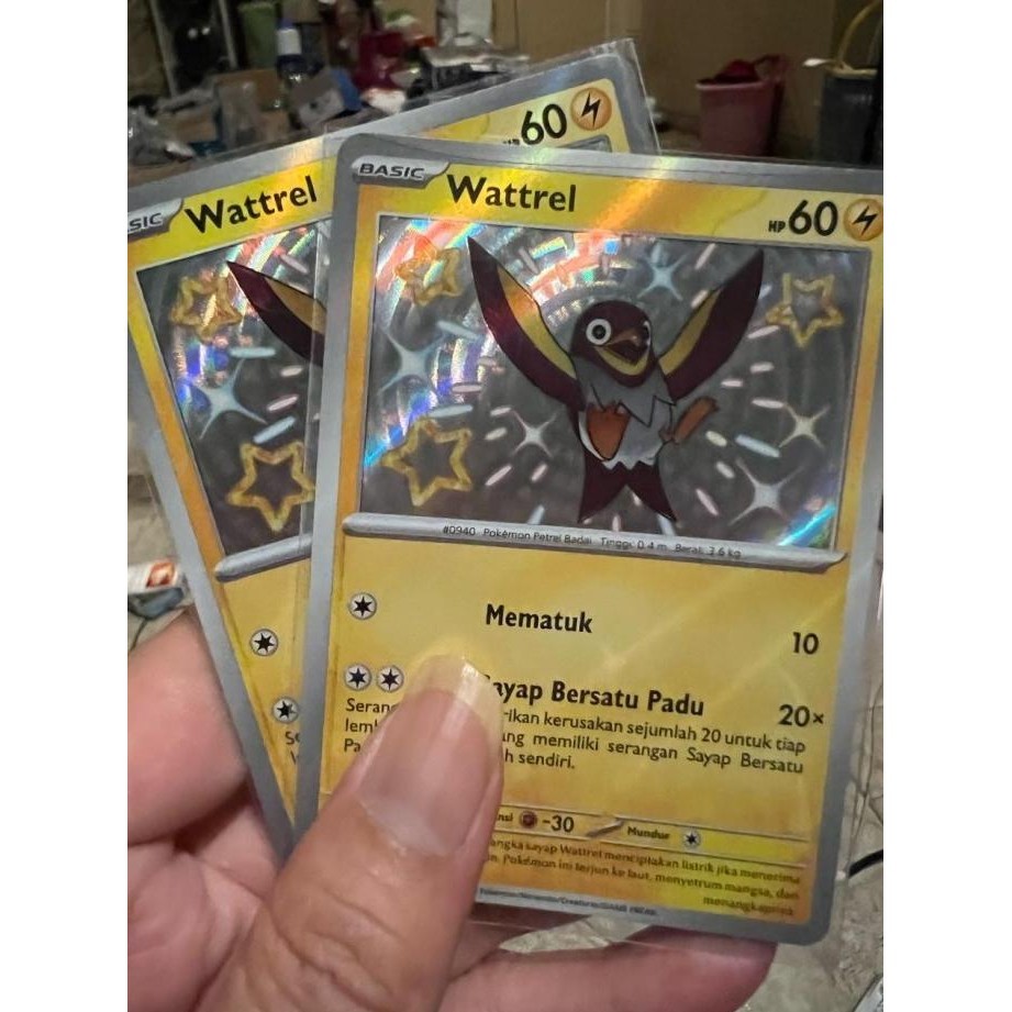 Jual Wattrel Baby Shiny 250/190 SV4a Pokemon Indonesia Harta Berkilau ...
