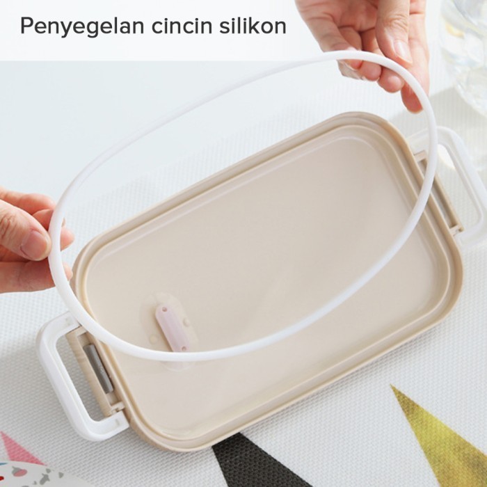Jual Bento Lunch Box Stackable Stainless Steel / Rantang Kotak Makan ...