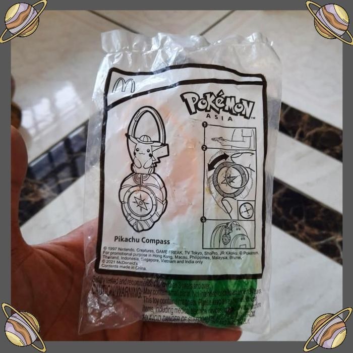Jual [PKC] HAPPY MEAL PIKACHU COMPASS (POKEMON) | Shopee Indonesia
