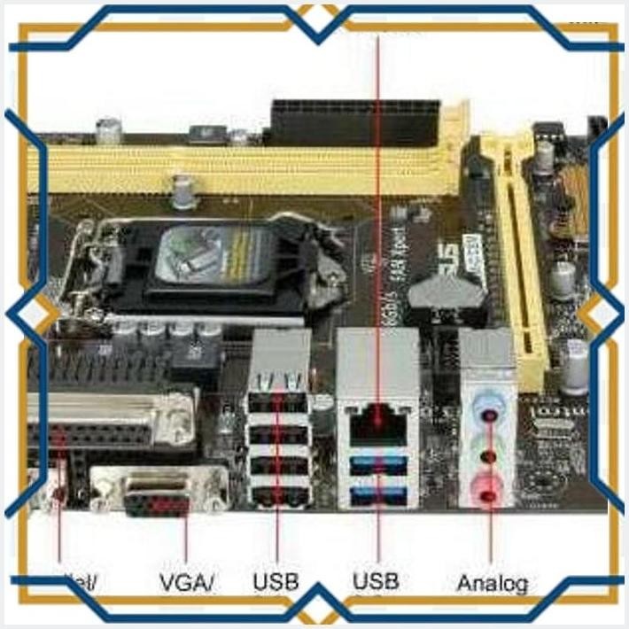 Jual [Abz] Mobo Asus H81M-C Micro Atx Lga 1150 Gen4 Intel H81 Ddr3 Ram ...