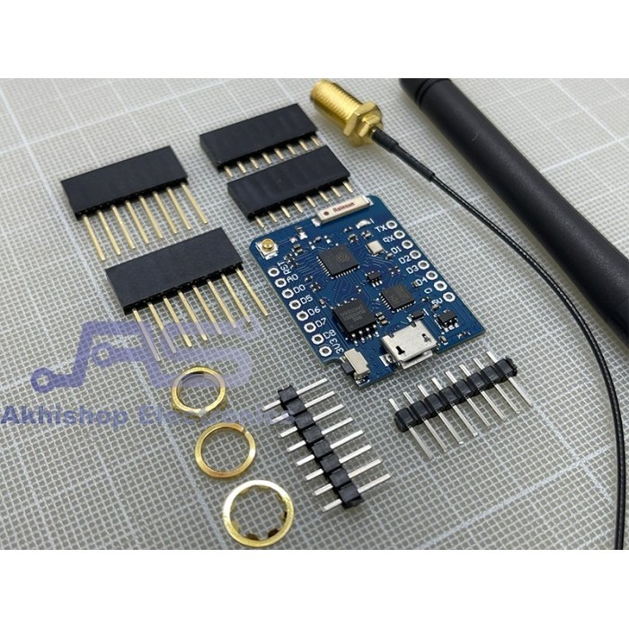 Jual Termurah Wemos D1 Mini Pro Including External Antenna Esp8266