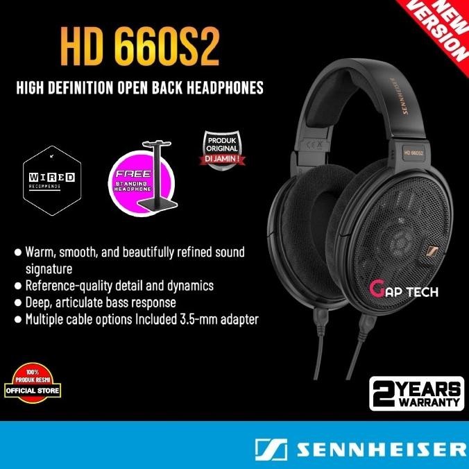 Jual Sennheiser HD 660S2 / HD 660 S2 /HD660S2 Open Back Reference Headphone | Shopee Indonesia