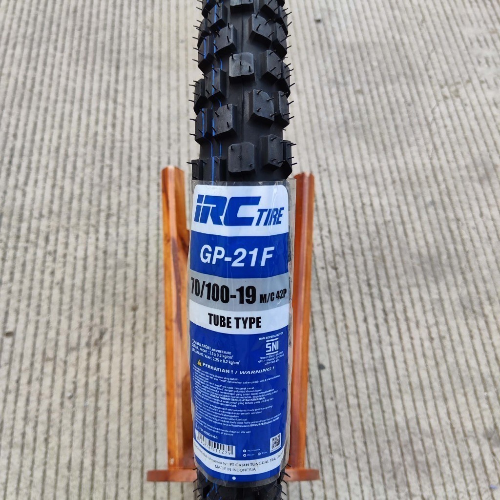 Jual JAGAT Ban motor semi trail IRC GP21 70 100 19 tubetype | Shopee ...