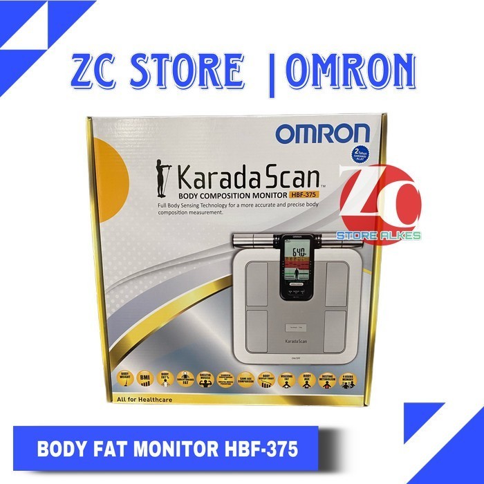Jual Omron Timbangan Karada Scan Hbf 375 Body Fat Monitor | Shopee ...