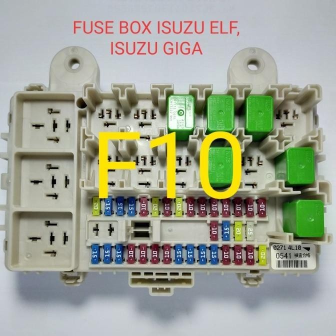 Jual FUSE BOX ISUZU ELF / ISUZU GIGA ORISINIL + 6 RELAY NAIS KAKI5, 24V ...