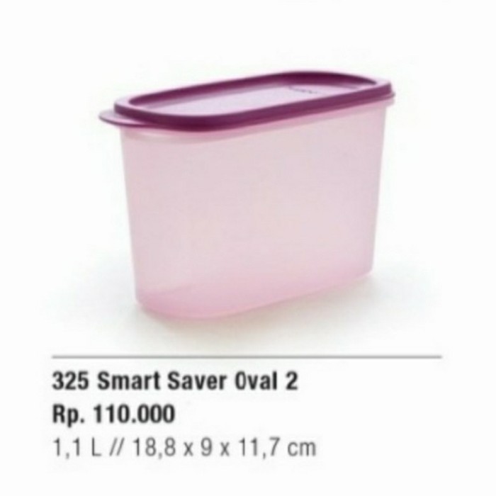 Jual Smart Saver Oval 1, Oval 2, Oval 3 Tupperware | Shopee Indonesia