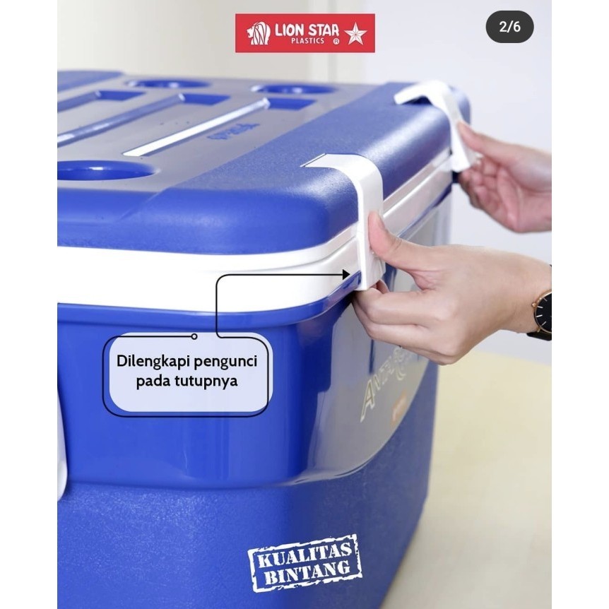 Jual Lion Star I27 Antarctica Cooler Box 72 Litres Box Ikan Kotak Es ...