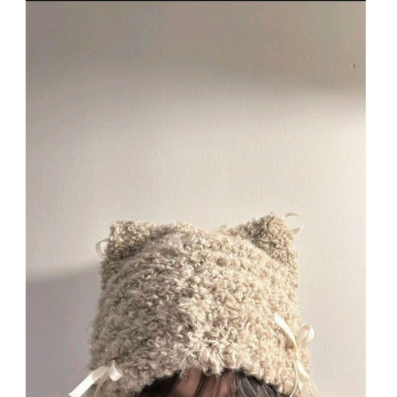 Jual LE SSERAFIM SAKURA's Cat Beanie Crochet (Pre-Order) | Shopee Indonesia
