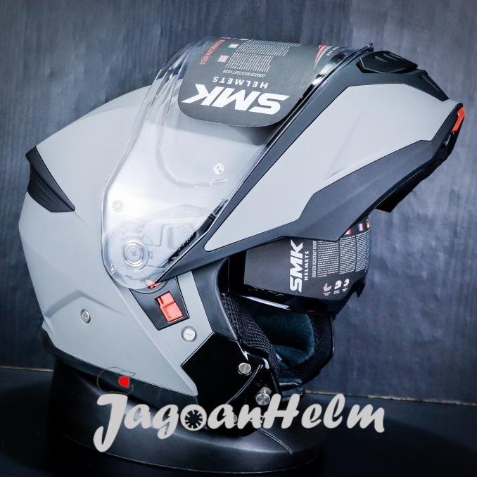 Jual HELM SMK GULLWING MA600 SOLID | MATT NARDO GREY| MODULLAR DOUBLE ...