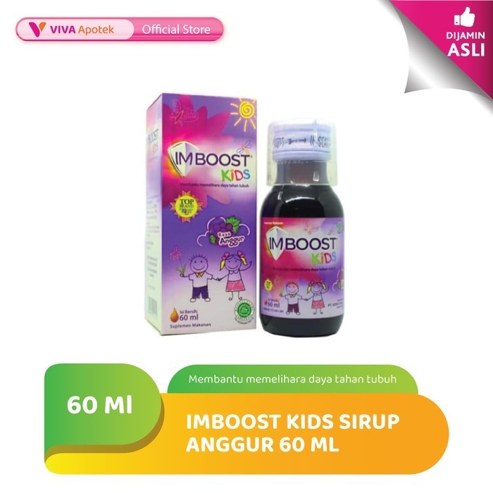 Jual Imboost Kids Sirup Anggur Memelihara Daya Tahan Tubuh (60 ml ...