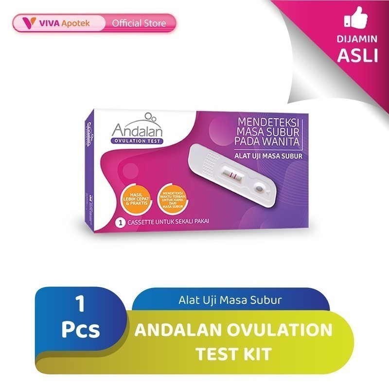 Jual Andalan Ovulation Test Kit untuk Alat Uji Masa Subur (1 Pieces ...