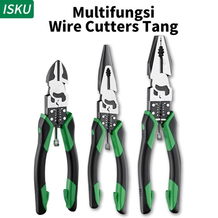 Jual ISKU multifungsi wire cutters tang pemotong tang kawat lancip 9 ...