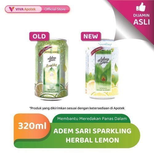 Jual Adem Sari Sparkling Herbal Lemon Kaleng Meredakan Panas Dalam (320 ...