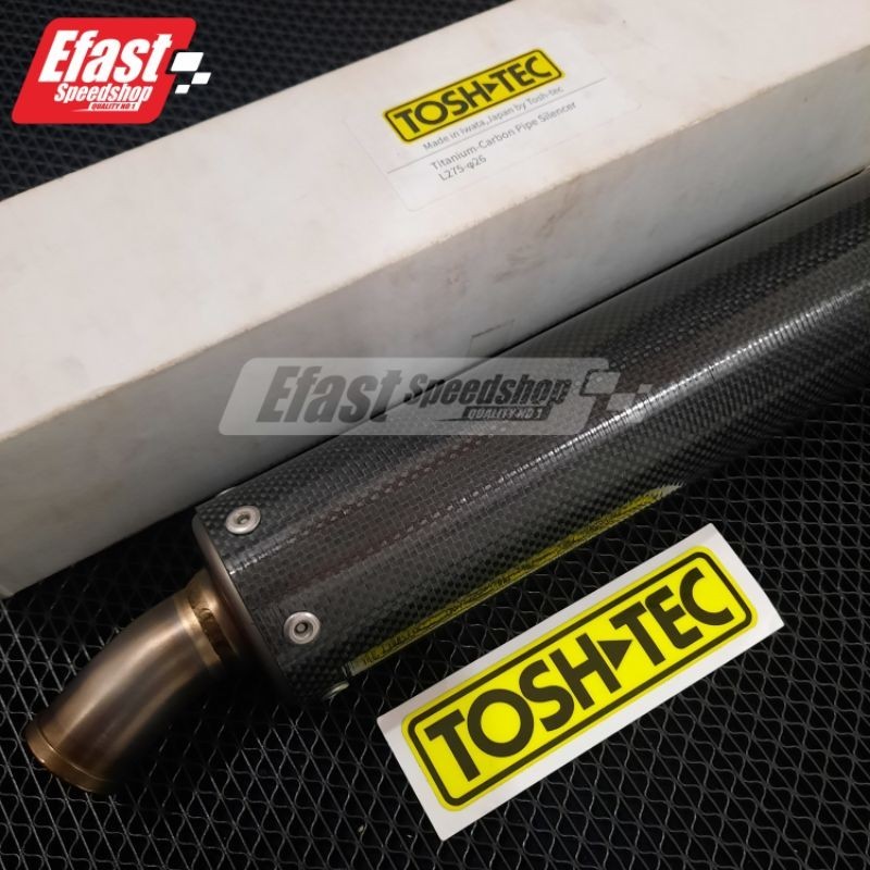 Jual Silincer TOSHTEC Tosh Tec Carbon Titanium Original Made In Japan ...