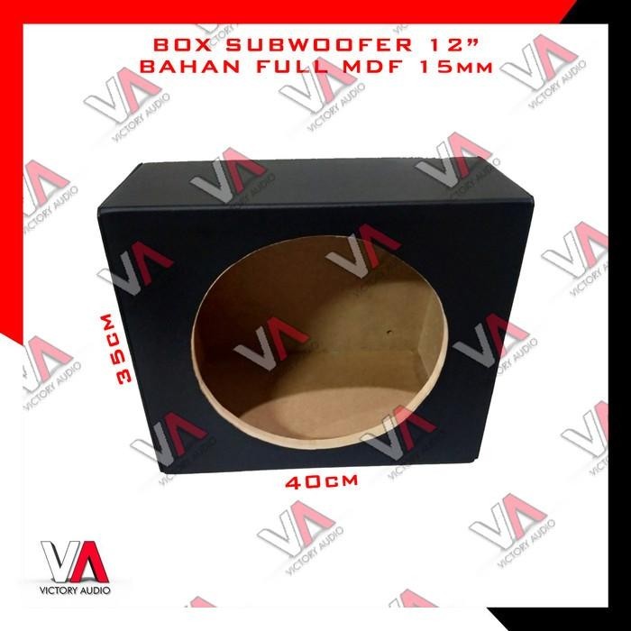 Jual Box Full Mdf Subwoofer 12 Inch Boks Sub Audio Mobil Tebal 15Mm ...
