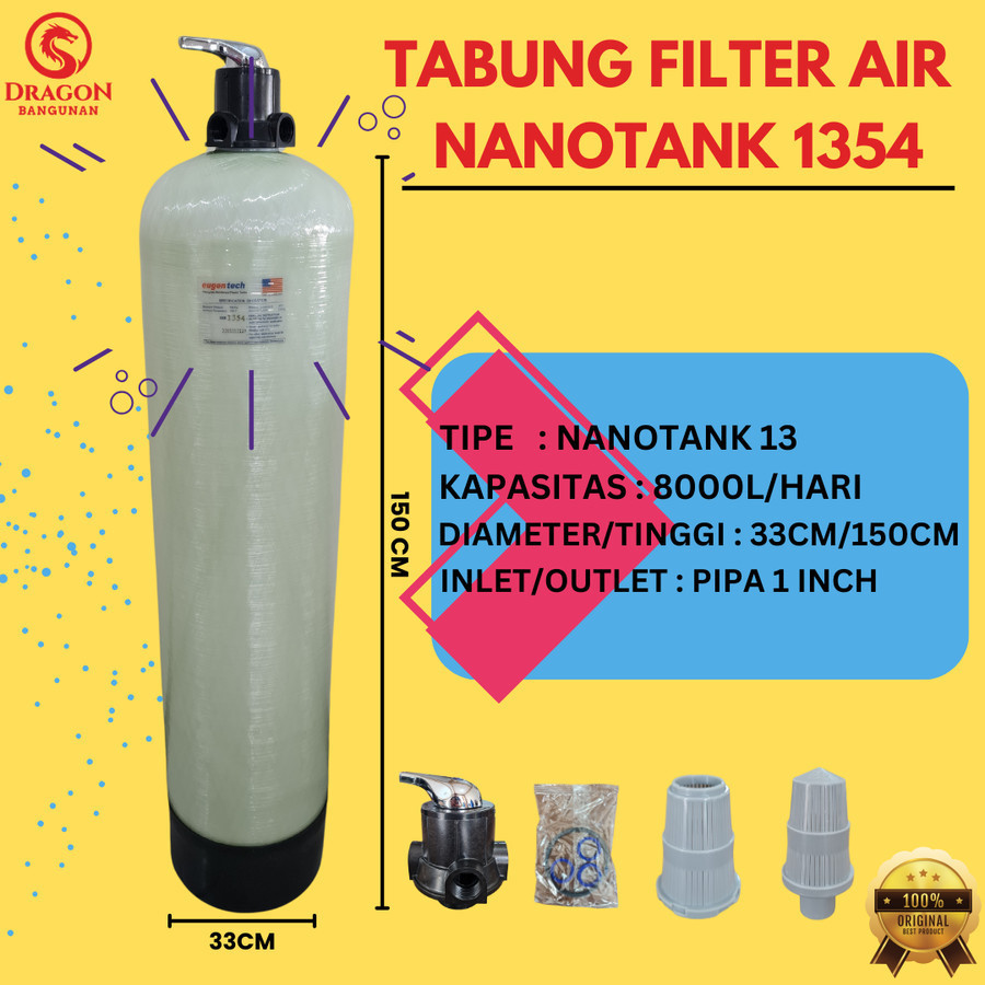 Jual Tabung Filter Air 1354 - Nanotank 1354 - Tabung FRP Filter Air ...