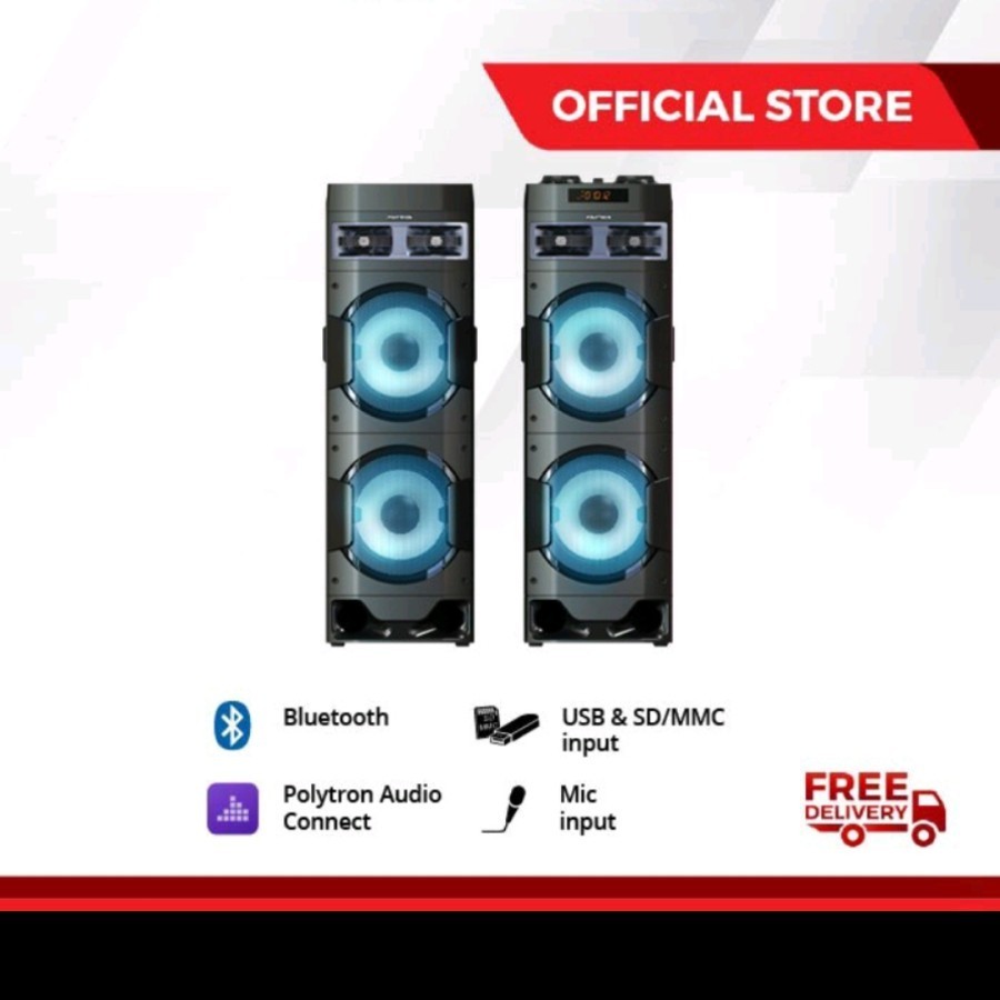 Jual speaker polytron pas 10df22 | Shopee Indonesia