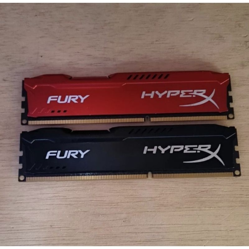 Jual RAM / MEMORY PC HYPER X FURY 4GB DDR3 1600MHZ | Shopee Indonesia