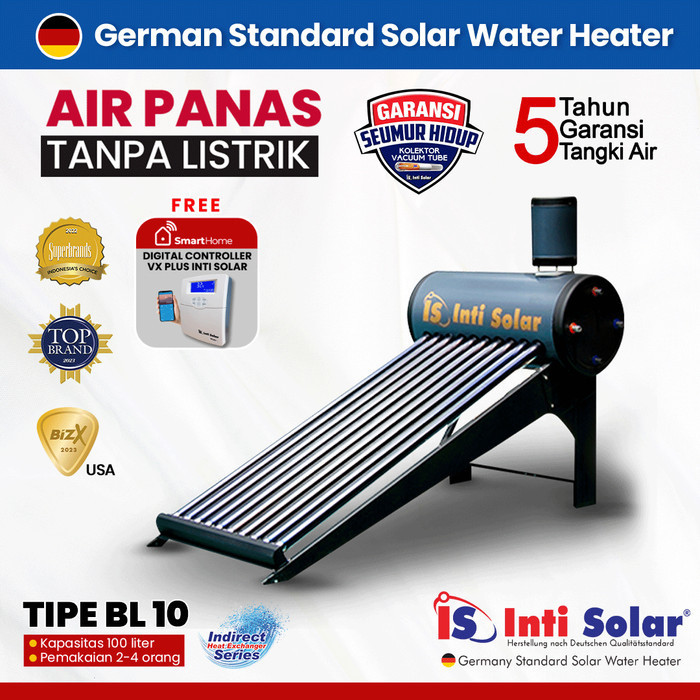 Jual Pemanas Air Matahari Intisolar 100 Liter Inti Solar Water Heater ...