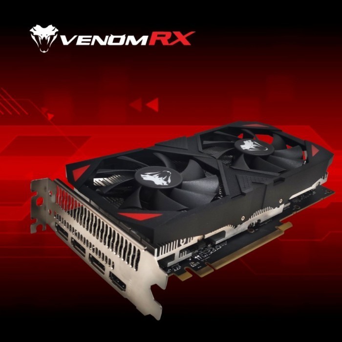 Jual Vga Venomrx Amd Radeon Rx580 8Gb Ddr5 256Bit Dual Fan | Shopee ...