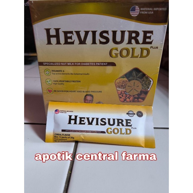 Jual Hevisure gold milk Asli original Susu untuk penderita diabetes ...