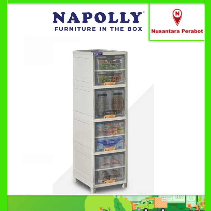 Jual NAPOLLY LockerBox Lemari Plastik Minimalis Susun 3, 4, 5 (1 Tower ...