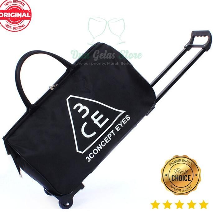 Jual Tas Koper Kabin Duffel Traveling Bag Ukuran Besar Dengan Trolley ...