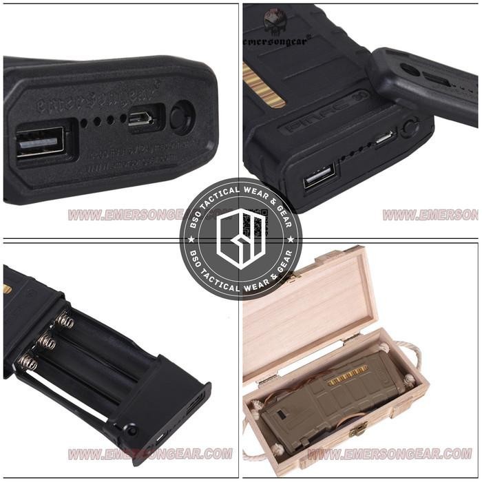 Jual Power Bank Tactical Emerson Gear Pmac Ar15 Powerbank Original ...