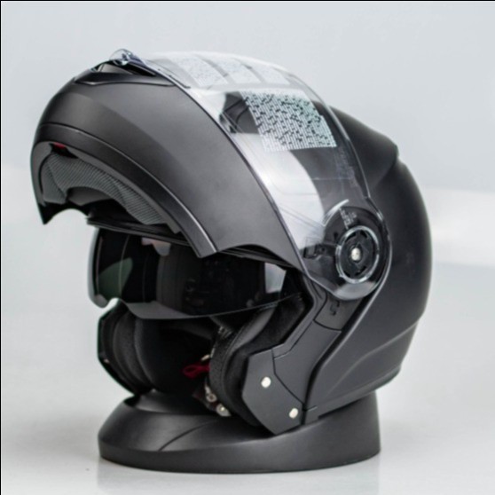 Jual Zeus Zs-3050 Matt Black Helm Modular Zeus Helm Full Face Zs3050 ...