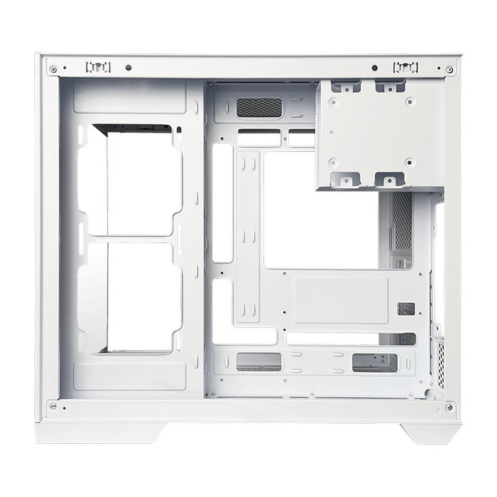 Jual Casing Pc Cube Gaming Knoma White - Atx Gaming Case - Tempered ...