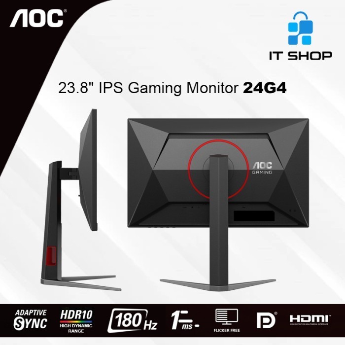 Jual Aoc 24G4 Adaptivesync Gaming Monitor 23.8 Inch | Shopee Indonesia