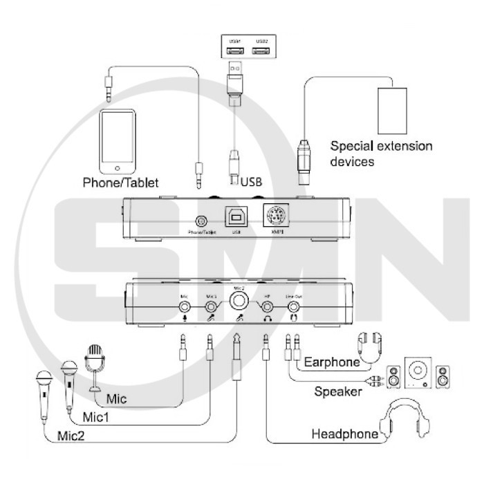 Jual Soundcard Xox K10 Usb Sound Card Recording Live Broadcast Karaoke ...