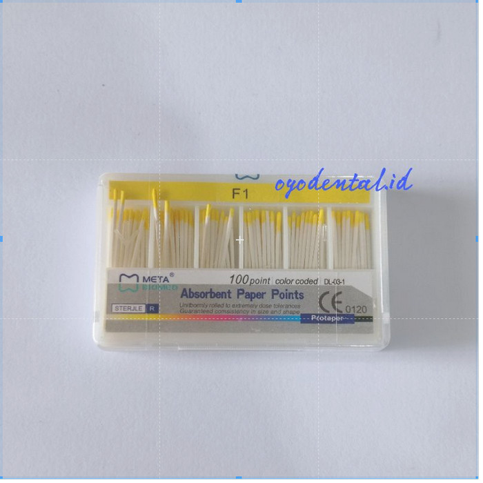 Jual DENTAL PAPER POINT F1 F2 F3 ASSORTED / PAPER POINT PROTAPER ...