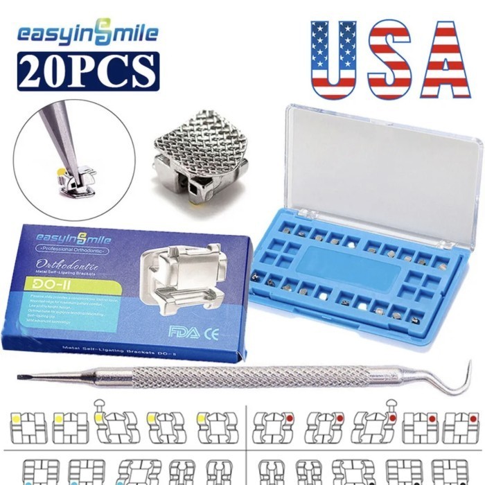 Jual DAMON METAL / SELF LIGATING METAL BRACKET ATAU BRACES METAL (DAMON ...