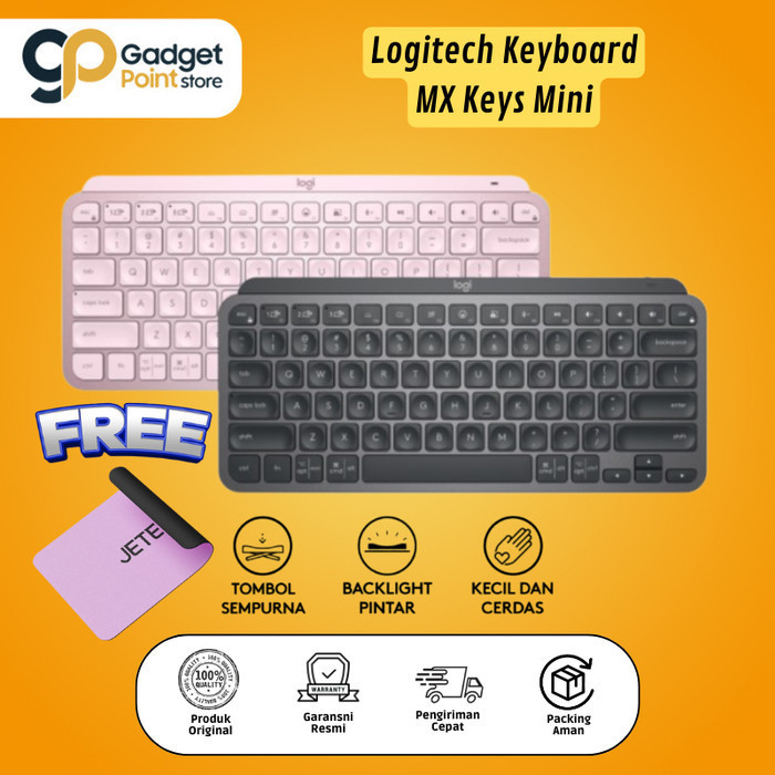 Jual Logitech Mx Keys Mini Keyboard Wireless Bluetooth Backlit - Original | Shopee Indonesia