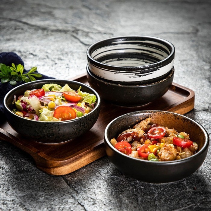 Jual Yui Korean Rice Bowl 5" / Piring Mangkuk Nasi Lauk Keramik Korea ...