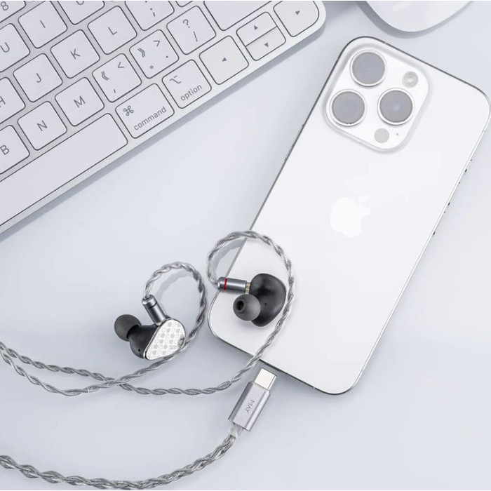 Jual Moondrop May Dynamic + Planar Driver Dsp Usb Type-C 2Pin In-Ear ...