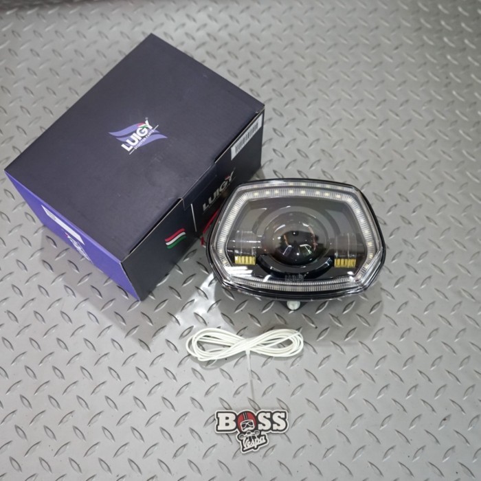 Jual Headlamp Led Daymaker Luigy With Drl Led Vespa Sprint | Shopee ...