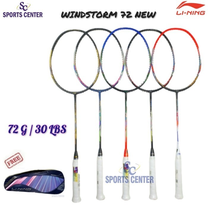 Jual New !! Raket Badminton Lining Windstorm 72 / Ws 72 / Windstrom72 ...