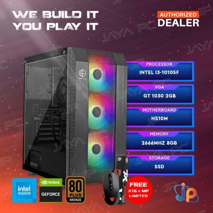 Jual Gaming Point Geforce Gt 1030 - Pc Rakitan Intel I3 Gen 10 | Shopee ...