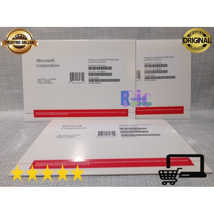 Jual Winddows Server 2019 Datacenter 16 Core Lengkap Pack Shopee 7125